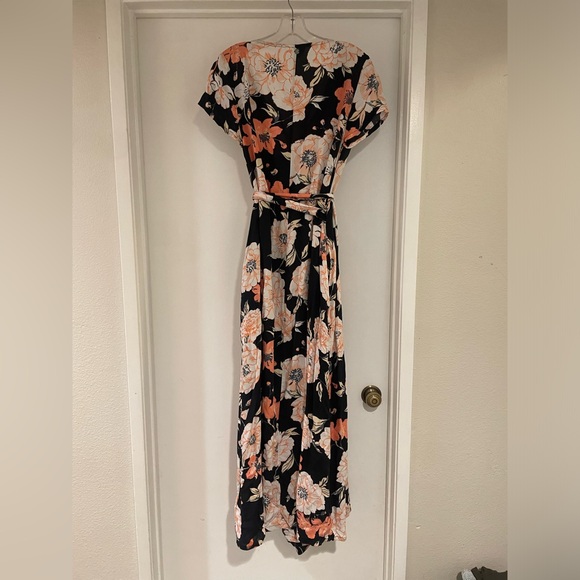 Roxy | Dresses | Roxy Maxi Wrap Dress | Poshmark